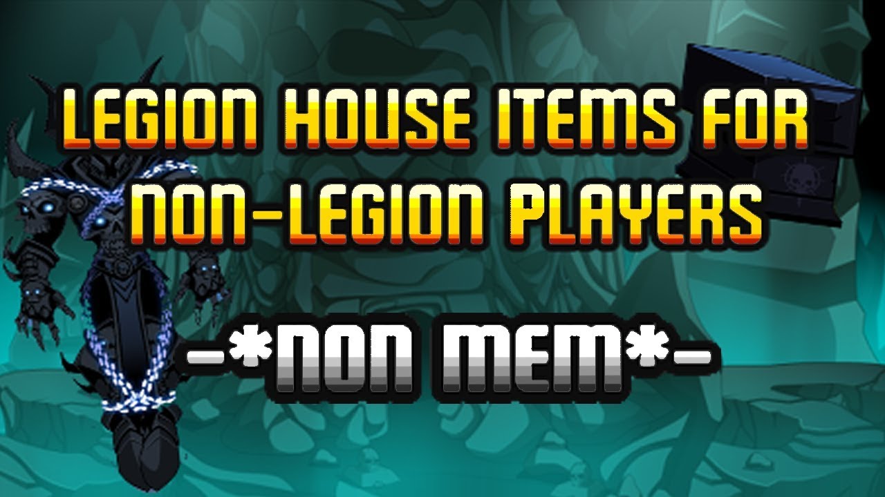 [AQW] Legion house Items for Non Legion Players? - YouTube