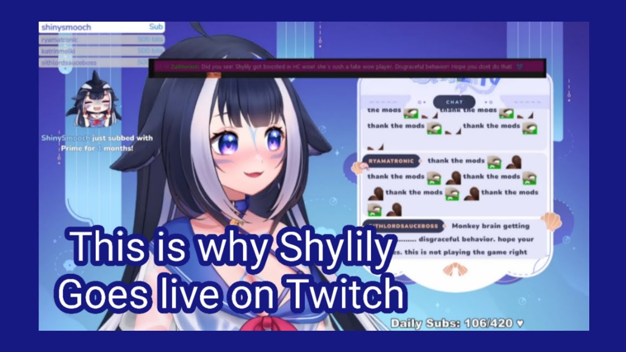 This is why Shylily goes live on Twitch - YouTube