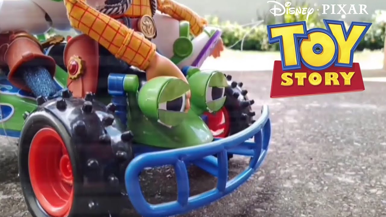 Toy Story (1995) - Woody & Buzz running to the truck | Stop Motion ...