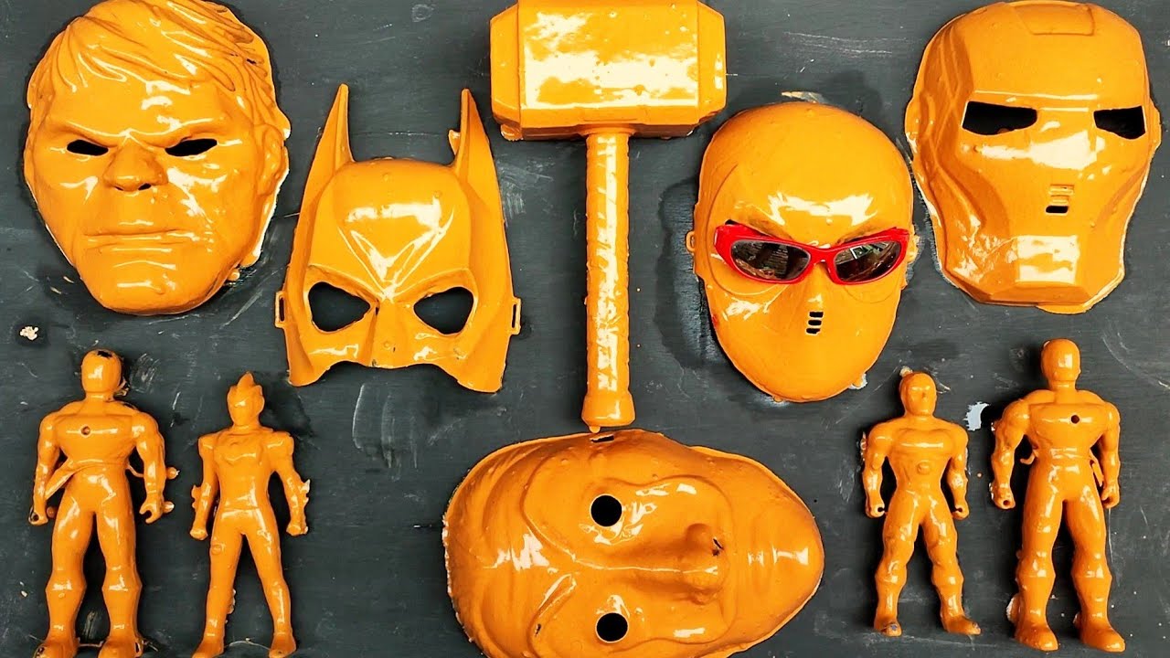 Cleaning mud dirt, Hulk, Spider-man, Iron Man, Captain America, Power ...