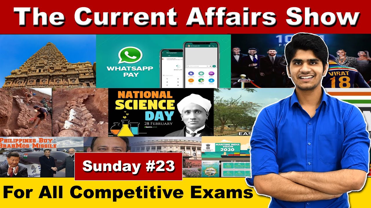 The Current Affairs Show #23 | Virat Kohli First in India, National ...