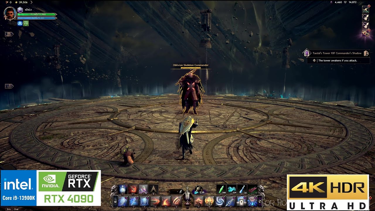 Throne and Liberty Boss - Tank POV - Oblivion Skeleton Commander ...