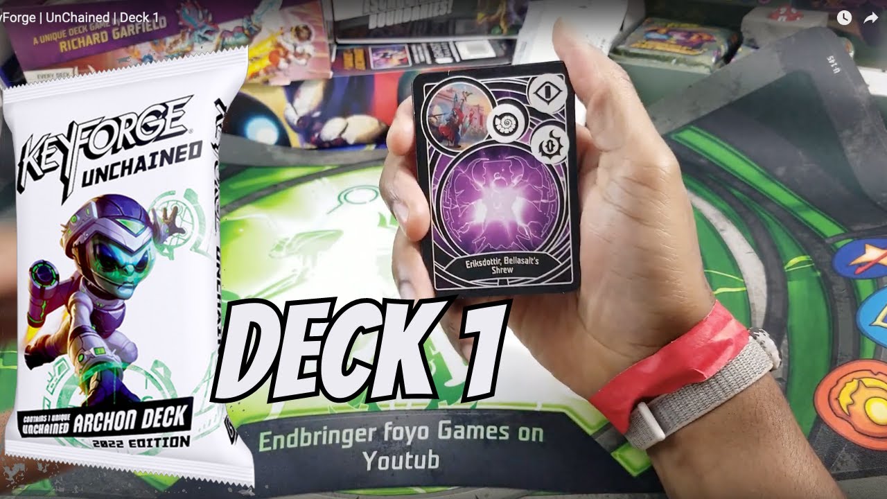 KeyForge | UnChained | Deck 1 - YouTube