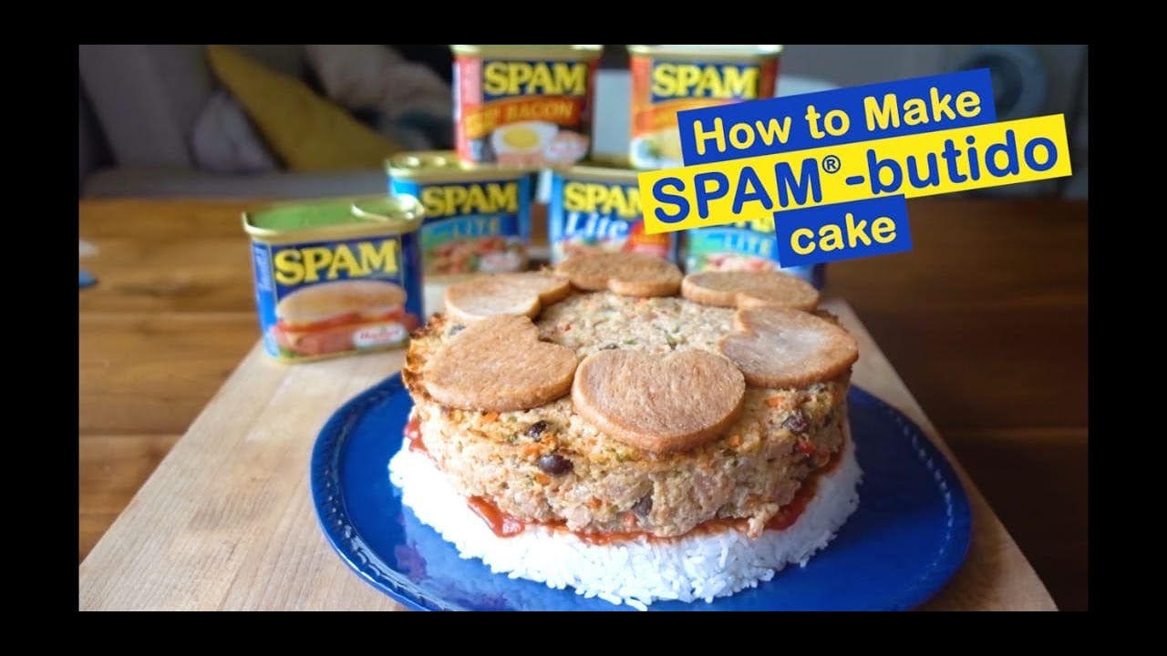 SPAMbutido Cake - YouTube