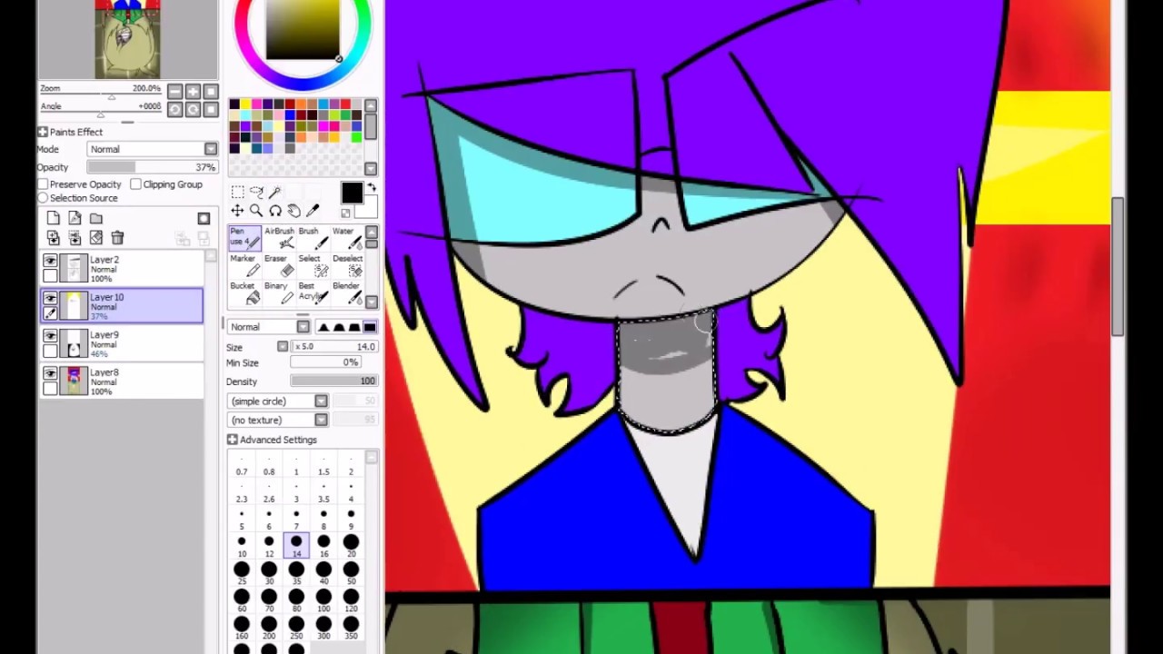 FNAF3/fnaf SL Speedpaint - Micheal and Spring - YouTube