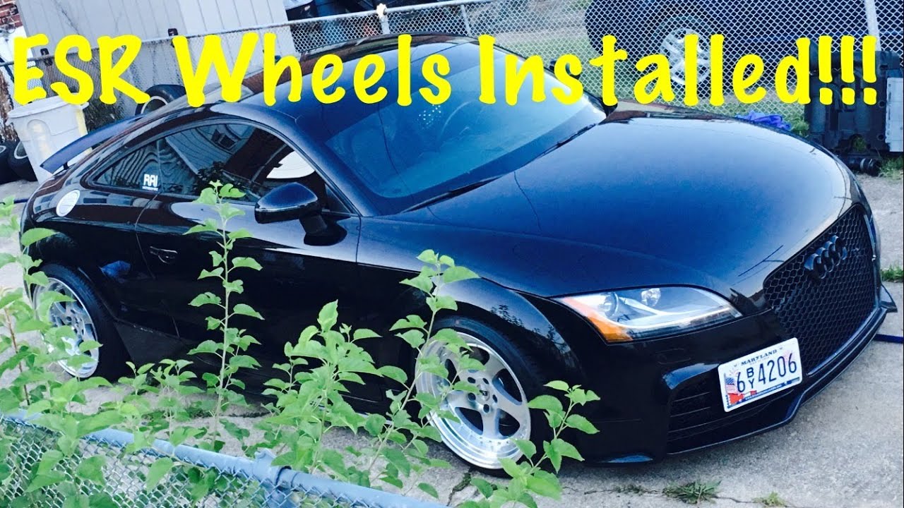 esr wheels installed!!!!!! - YouTube