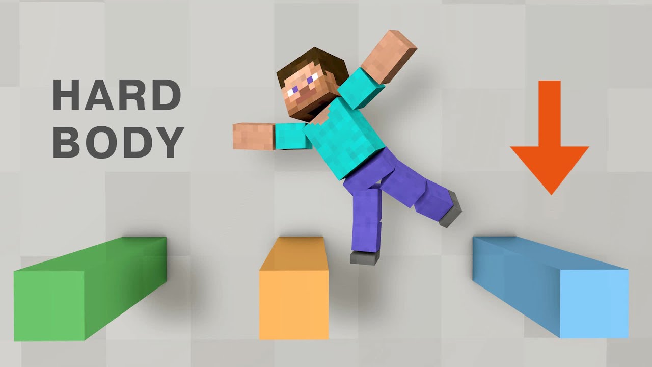 Steve from Minecraft in the hardbody animation - YouTube