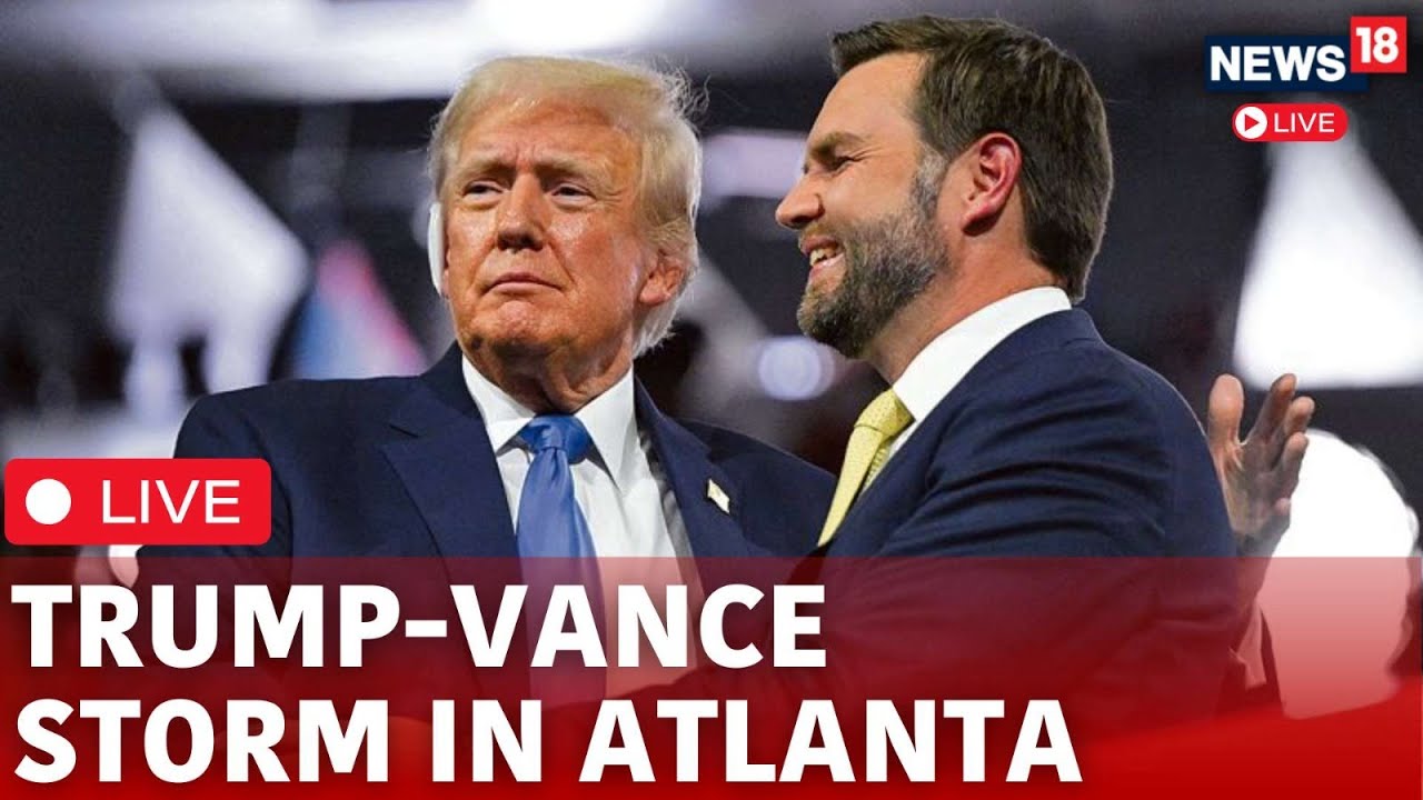 Trump Live | Donald Trump & JD Vance Rally In Atlanta Live | Trump JD ...