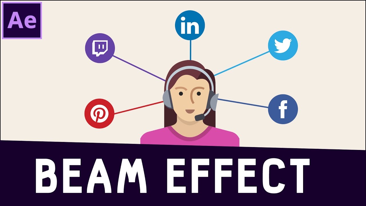 Tutorial 06: Beam Effect in After Effects - YouTube