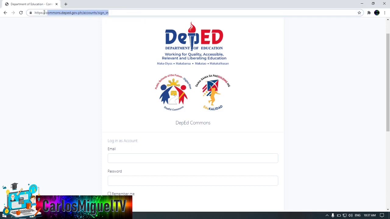 DepEd Commons Registration and Information Update - YouTube