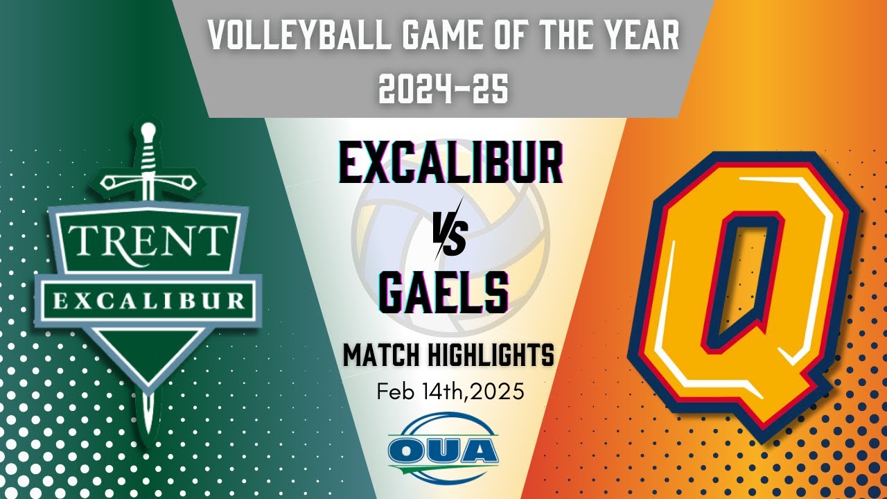 Trent Excalibur v Queen's Gaels | FULL GAME HIGHLIGHTS | OUA Men's ...
