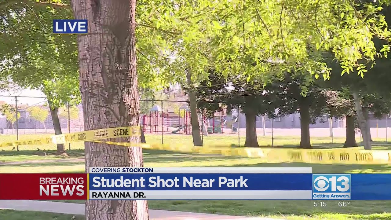 Chavez High student shot at Stockton park near school - YouTube
