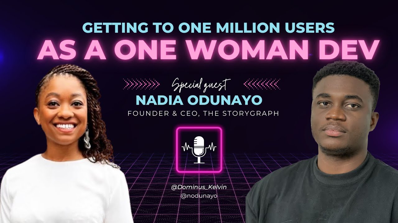 Getting to one million plus users as a one-woman dev team with Nadia ...