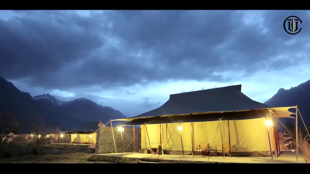 Inside View Of Our Luxury Tents At Chamba Camp, Diskit, Ladakh - YouTube