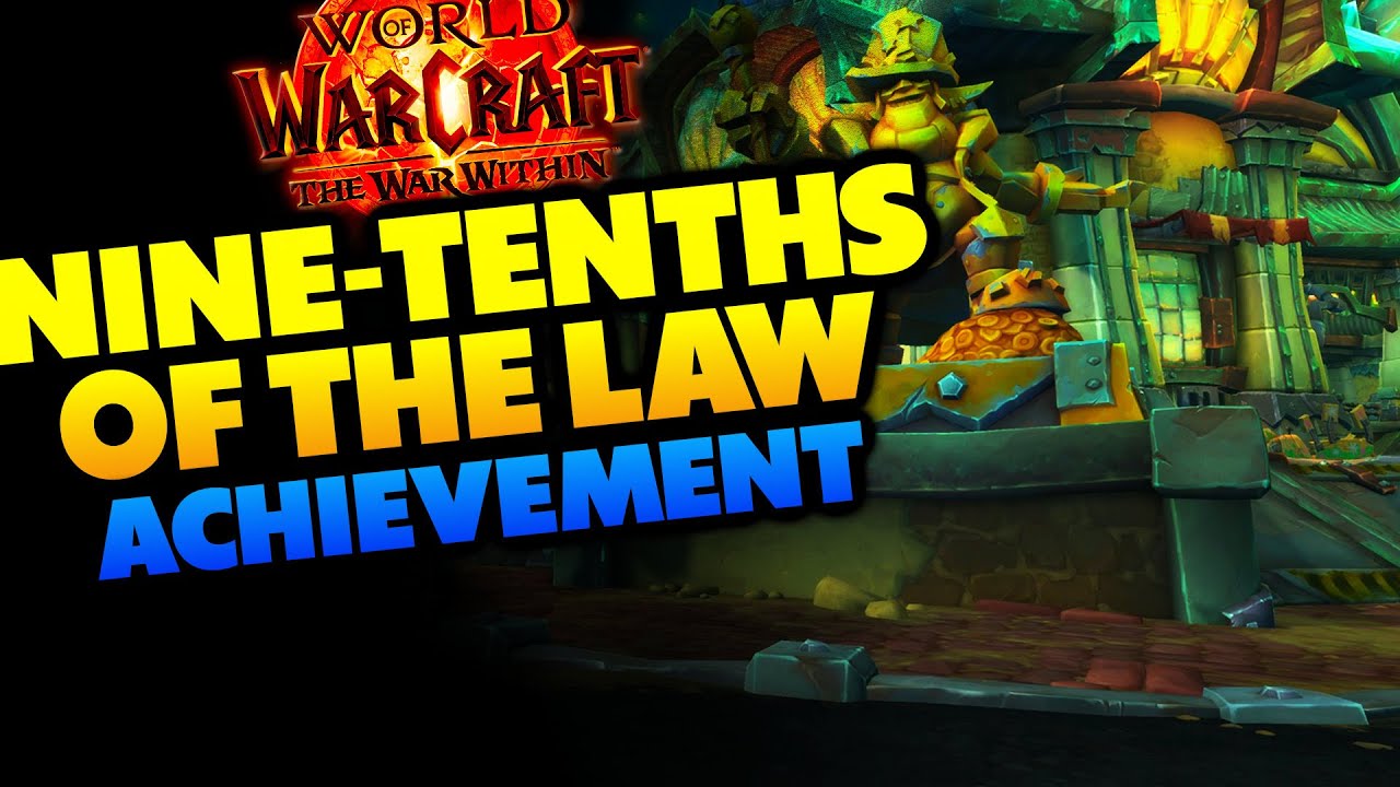 Nine-Tenths of the Law Achievement - YouTube