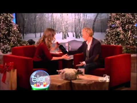 Hilary Swank favorite wine Ellen show Fleury Winery - YouTube