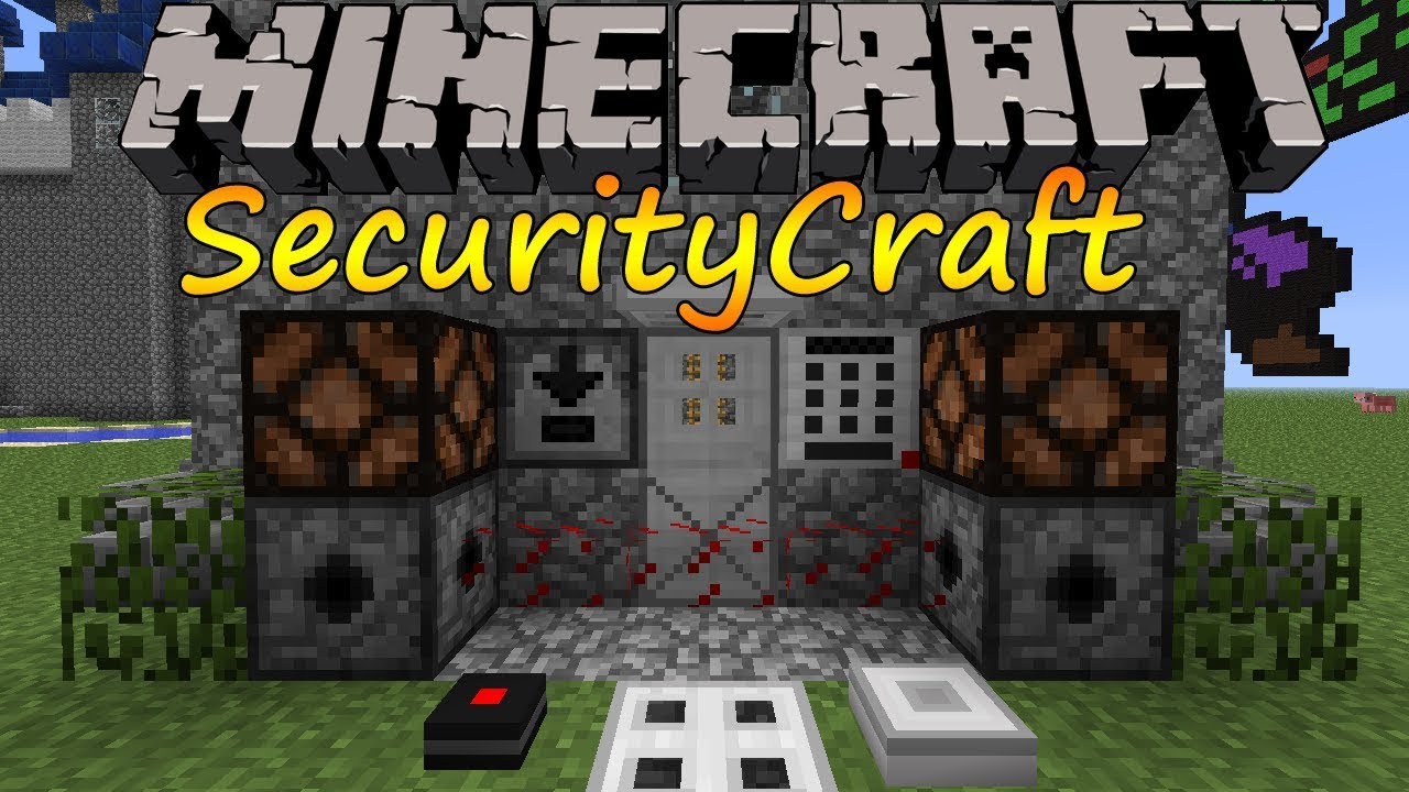 Обзор мода securitycraft - YouTube