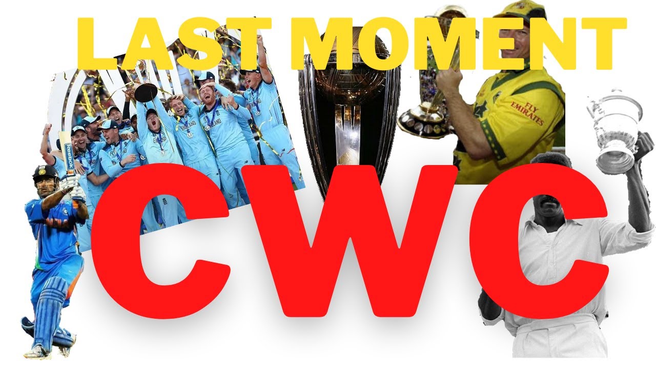 CWC Winning Moments | 1975 - 2019 - YouTube