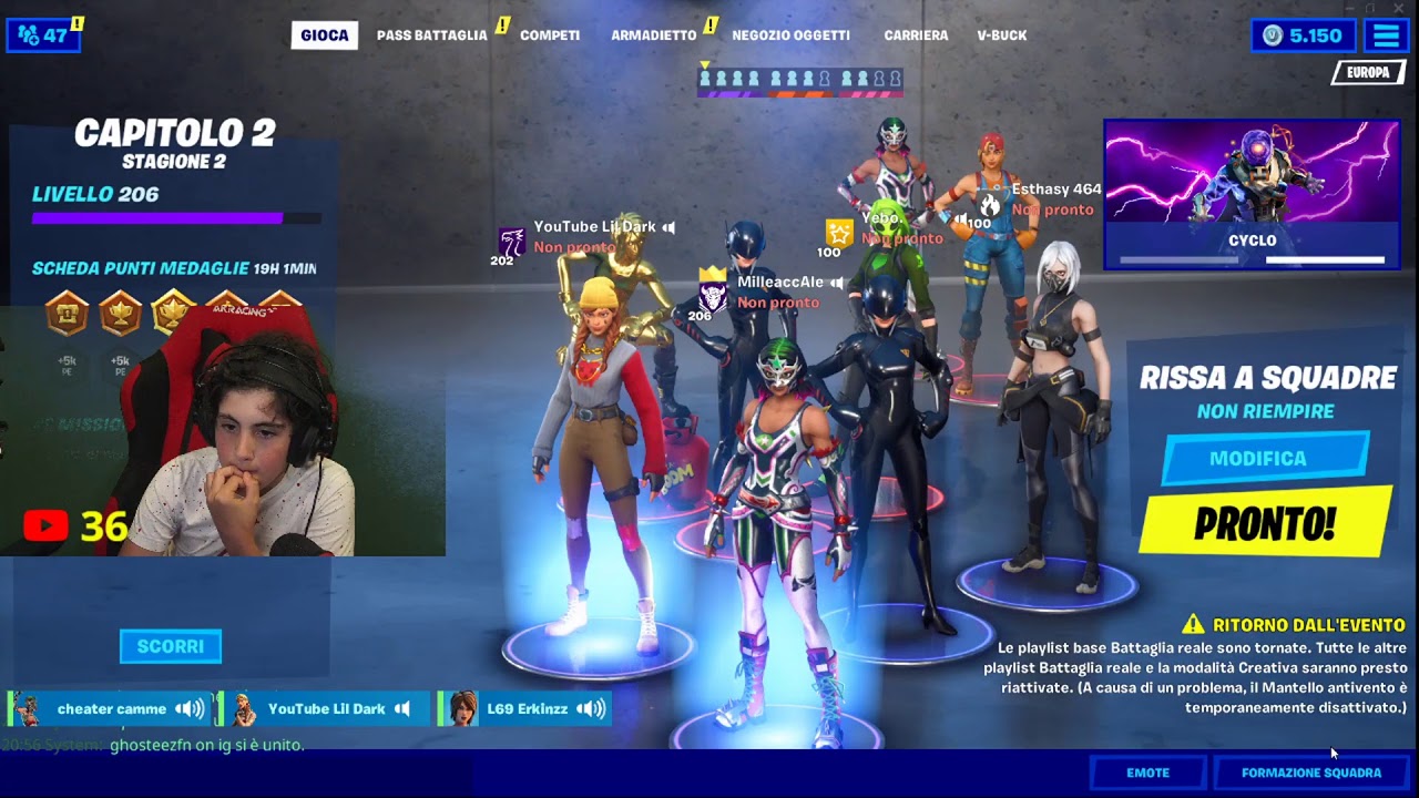 Fortnite Live Attenti al Top donator!! - YouTube