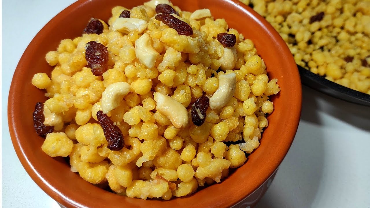 Sweet Boondi Recipe/స్వీట్ బూంది/Sweet Recipe - YouTube