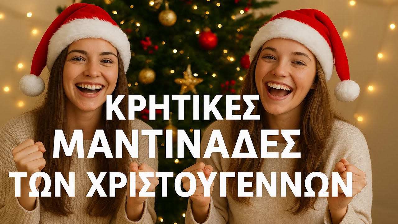 ΧΡΙΣΤΟΥΓΕΝΝΙΑΤΙΚΕΣ ΜΑΝΤΙΝΑΔΕΣ ΓΙΑ ΕΥΧΕΣ🎄🎅🎁 - YouTube