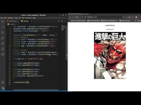 create cards colection with javascript only js DOM - YouTube