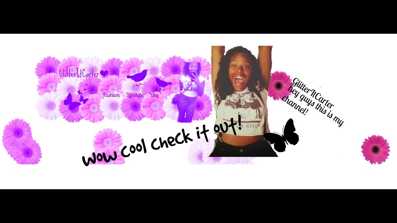 How To Make Cute Channel Art! - YouTube