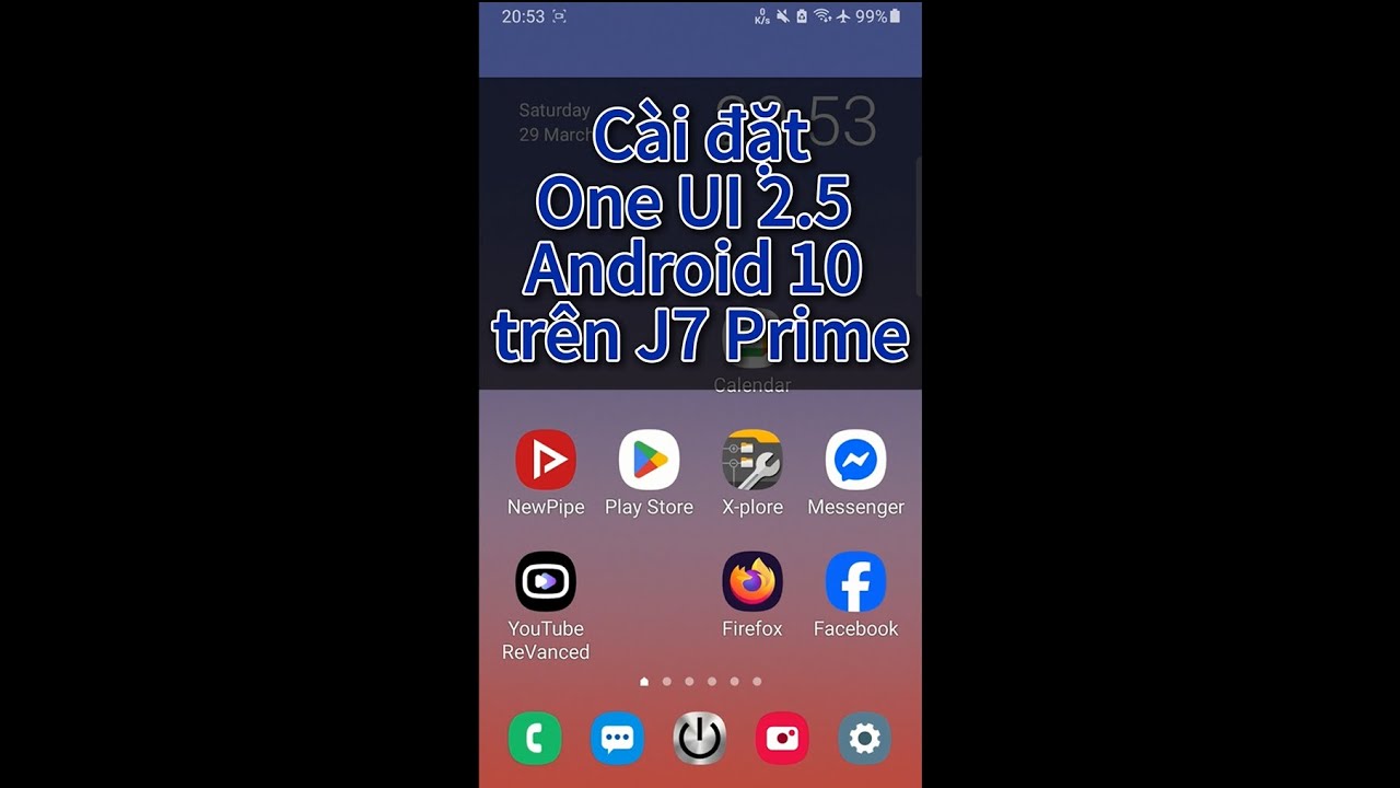 Cài rom One UI 2.5 Android 10 cho J7 Prime - YouTube