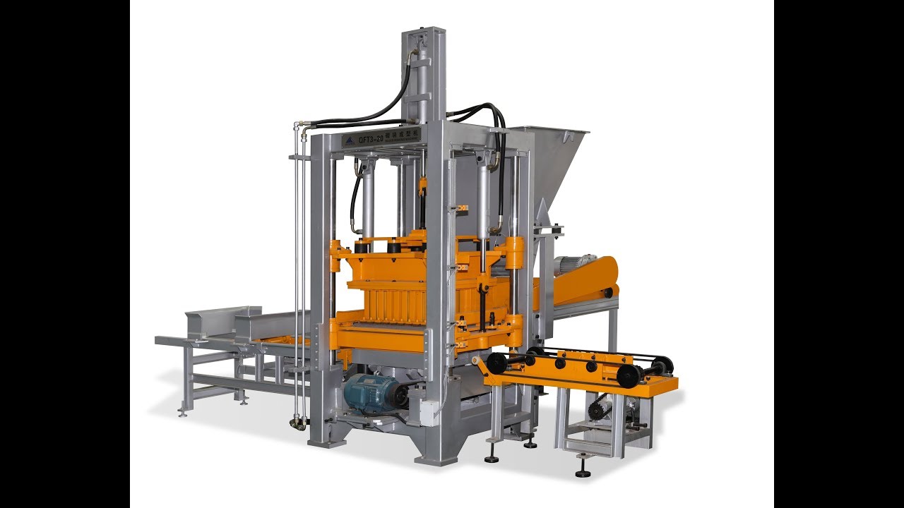 small cheap price cement block making machine - YouTube