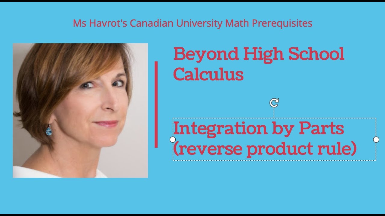 Integration by Parts - Reverse product rule - YouTube
