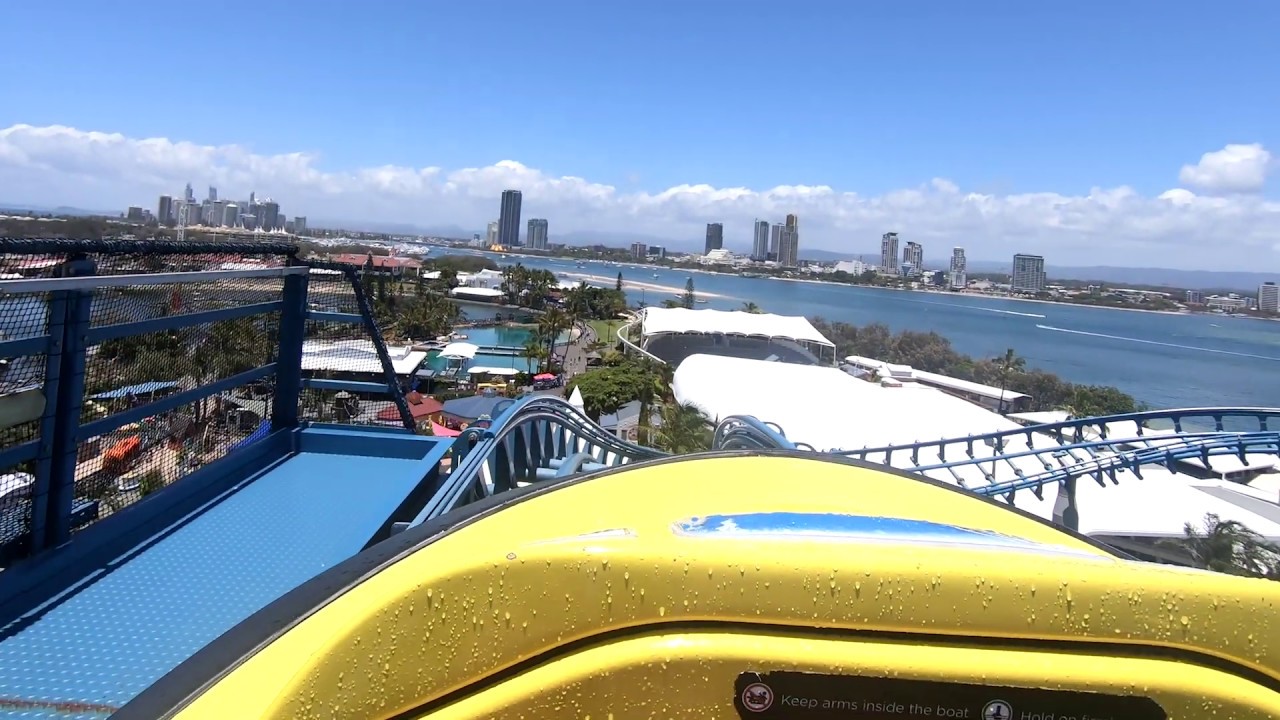 Storm Coaster Sea World Australia | 1080P Hyper-smooth Stabilization ...
