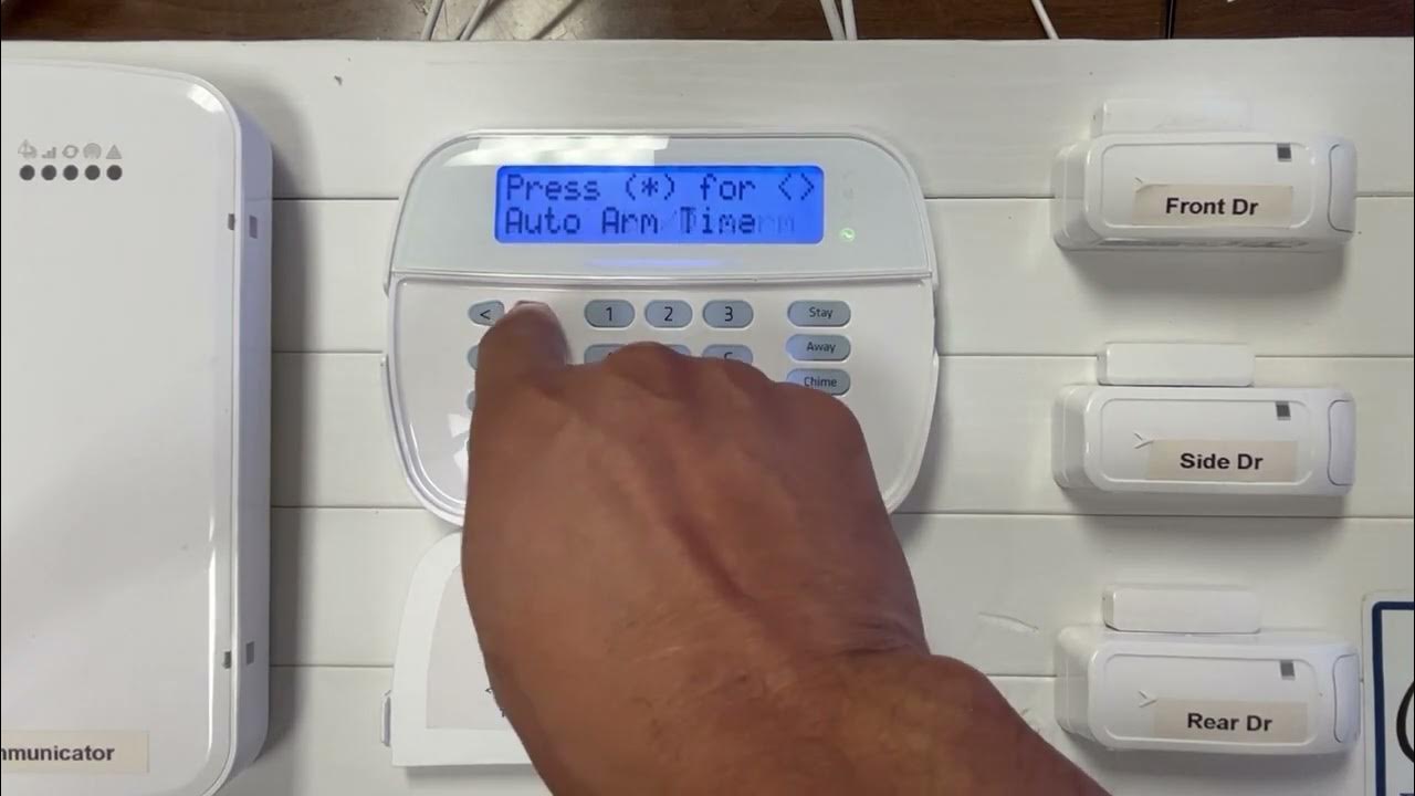 DSC power series NEO volume adjustment - YouTube