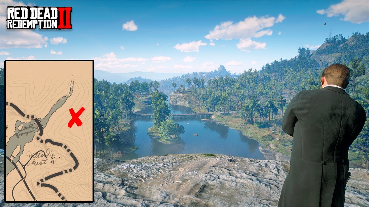 Explorando Fora do Mapa próximo a Casa da Charlotte | Red Dead ...