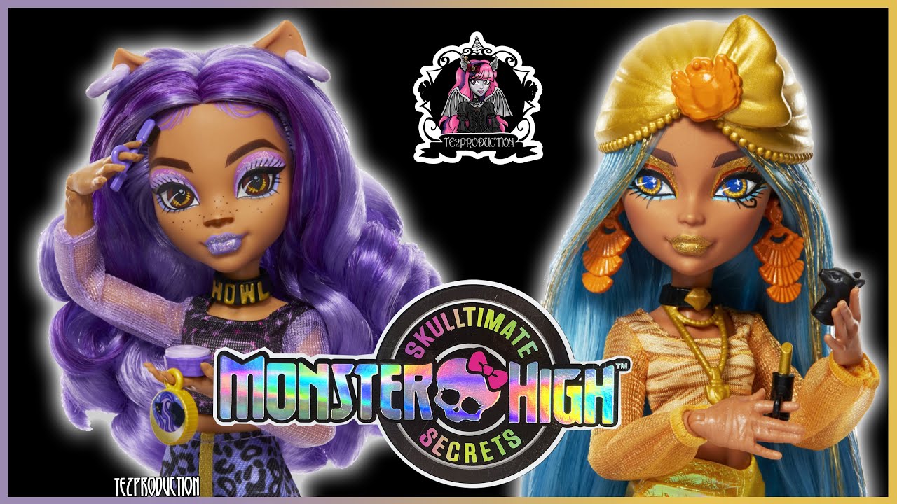 REVIEW MONSTER HIGH SKULLTIMATE SECRETS FEARIDESCENT CLAWDEEN & CLEO ...