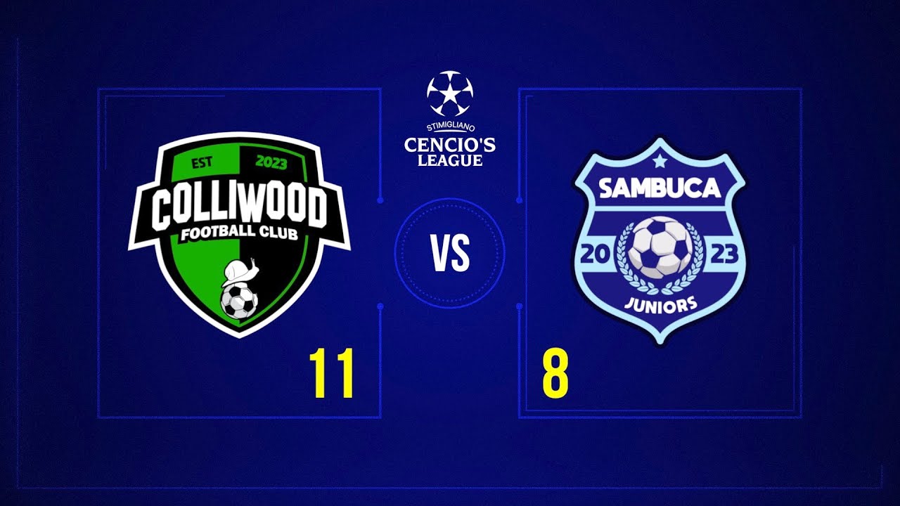 Colliwood - Sambuca Juniors | Cencio's League 2023 - YouTube