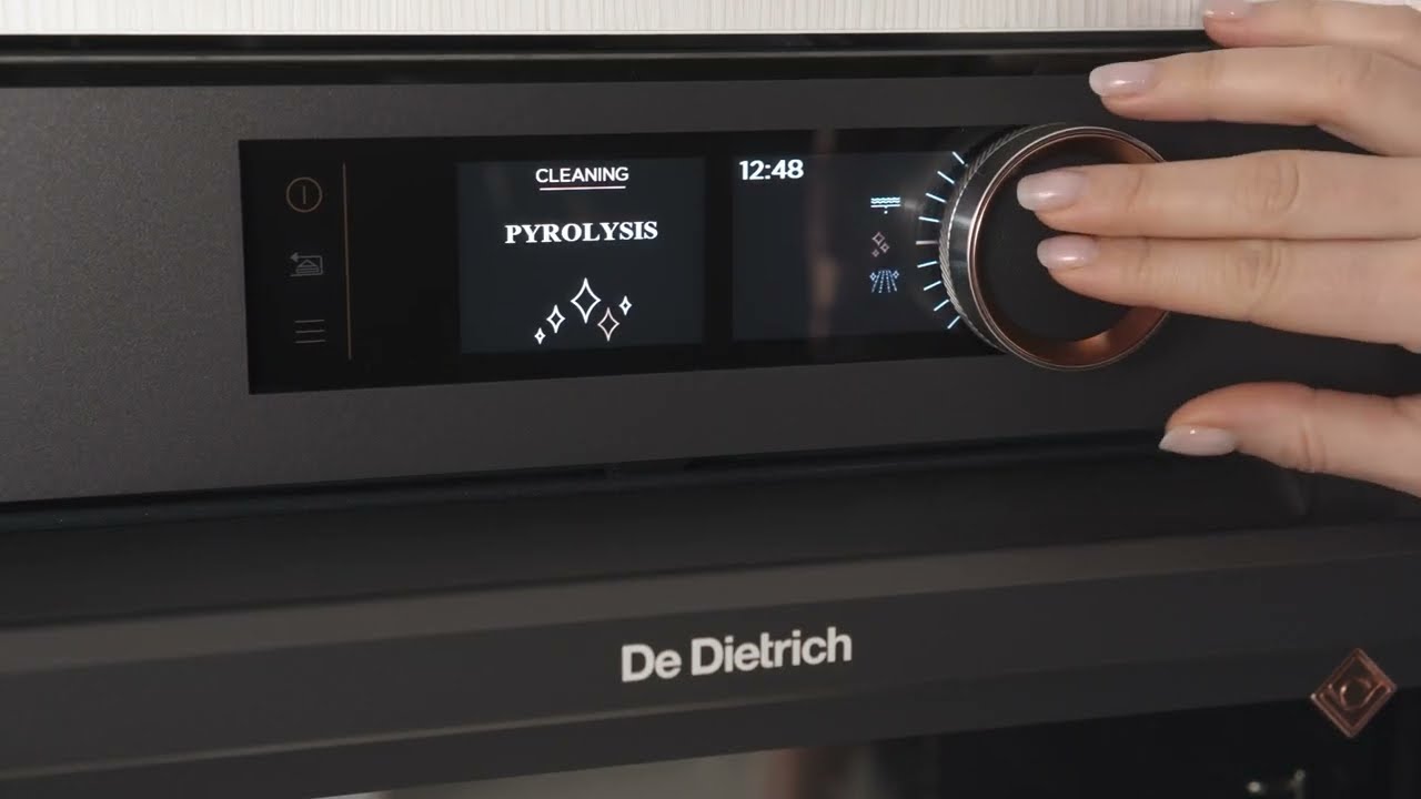 De Dietrich DOR7586A: Damp og pyrolyse ovn - YouTube
