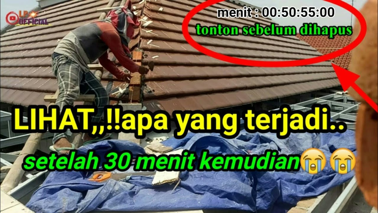 Belajar memasang kerpus genteng-Learn to install roof tiles - YouTube