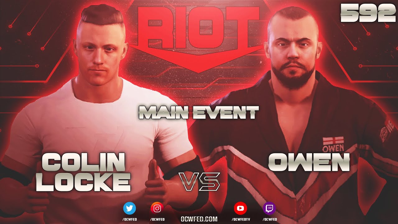 OCW Riot 592 [MAIN EVENT w/Commentary] Colin Locke vs. OWEN - WWE 2K22 ...