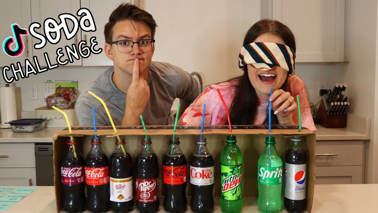 TikTok Soda Taste Test Challenge! - YouTube