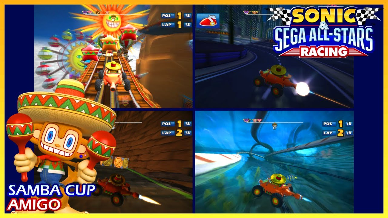 Sonic & SEGA All Stars Racing | Samba Cup | Amigo - YouTube