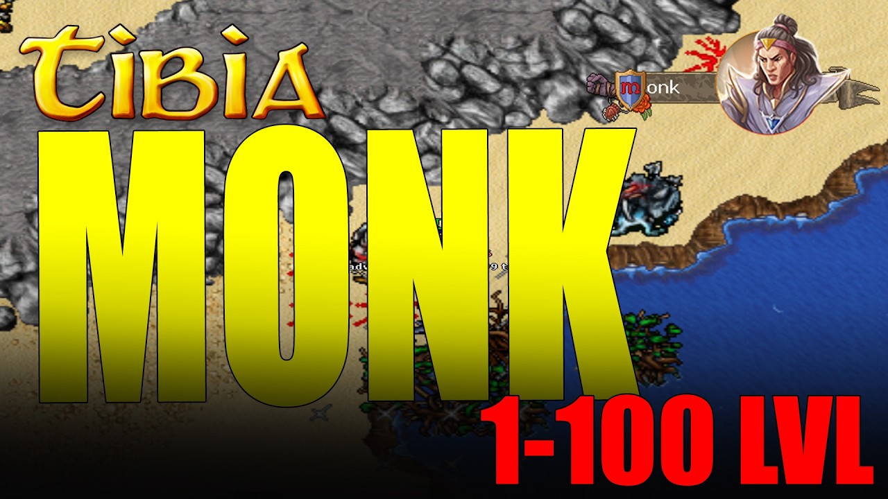 MONK 1-100LVL NA ZUPEŁNYM LAJCIE - TIBIA - YouTube