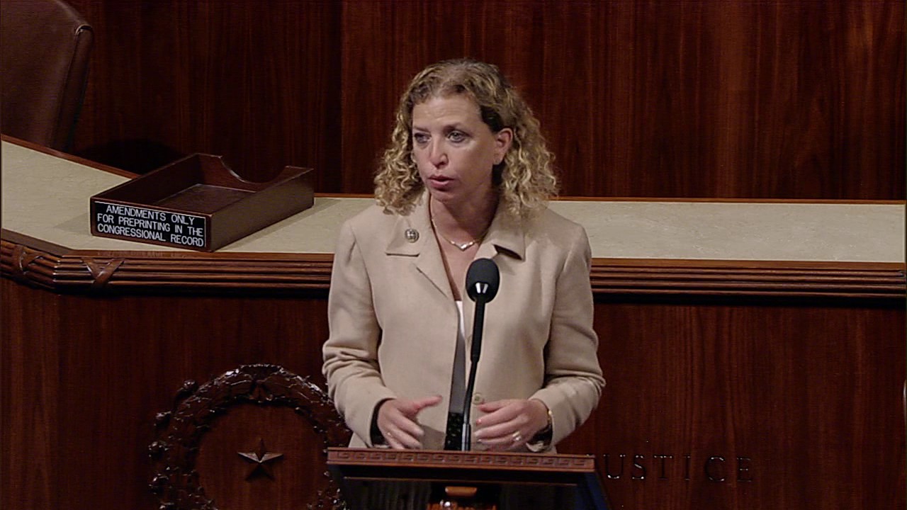 Wasserman Schultz Floor Speech Against Trumpcare - YouTube