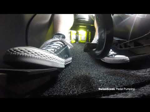 Converse Chucks Black 09 (Manual Car, Under Feet Cam)