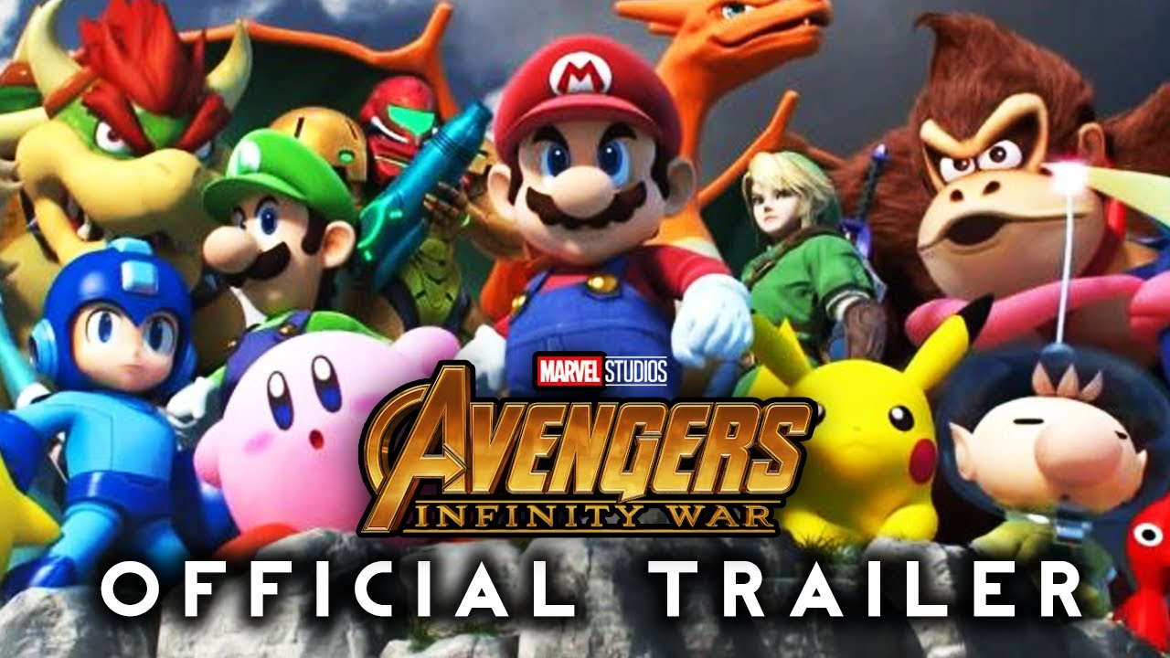 Super Smash Bros: Infinity War Official Trailer (Mash Up Parody) - YouTube