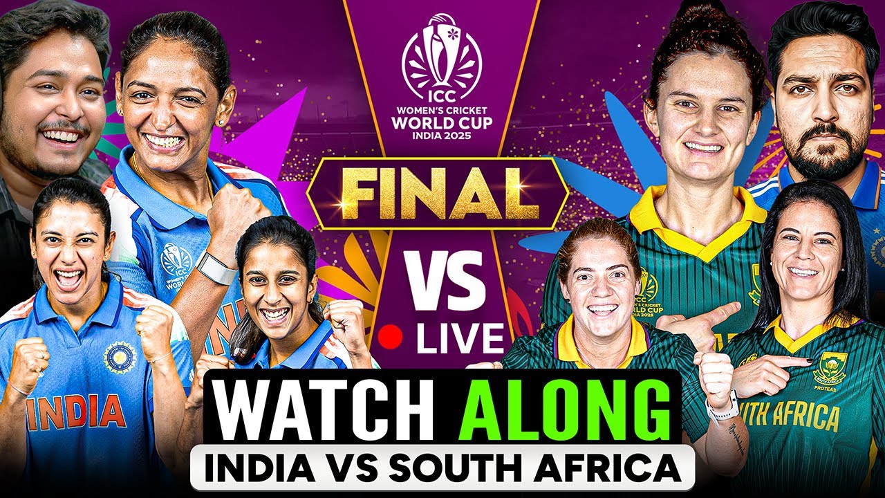 India W vs South Africa W Women’s World Cup 2025 Final Live 🏆 | IND vs ...