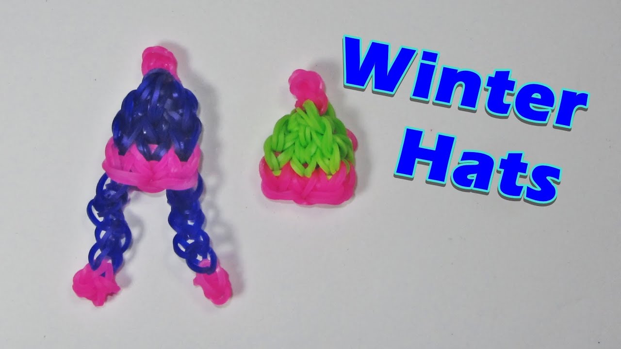Rainbow Loom WINTER HAT Charm - YouTube