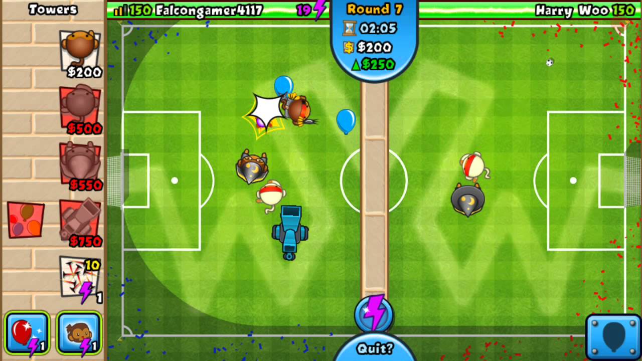 BTD Battle first blood on my friend - YouTube