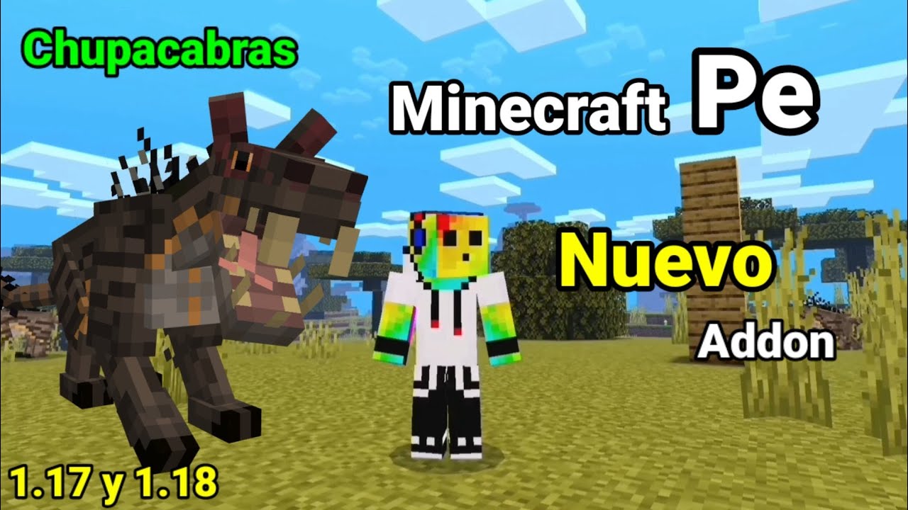 👉El chupacabras para minecraft pe 1.17 y 1.18☑️super #addon - YouTube