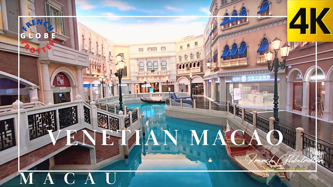 Venetian Macao 4K 🇲🇴Venice city hidden in Asia Casino Full Walking Tour ...