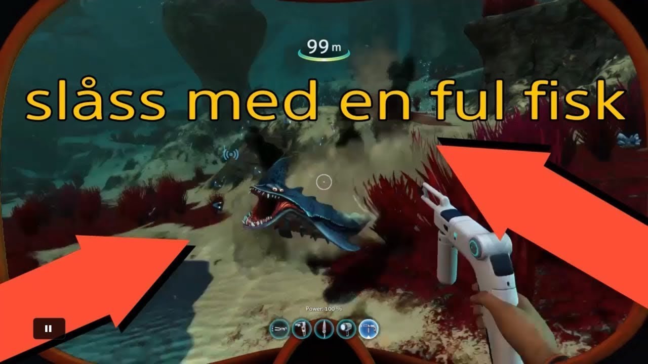 SLÅSS MED EN FUL FISK | Subnautica svenska - YouTube